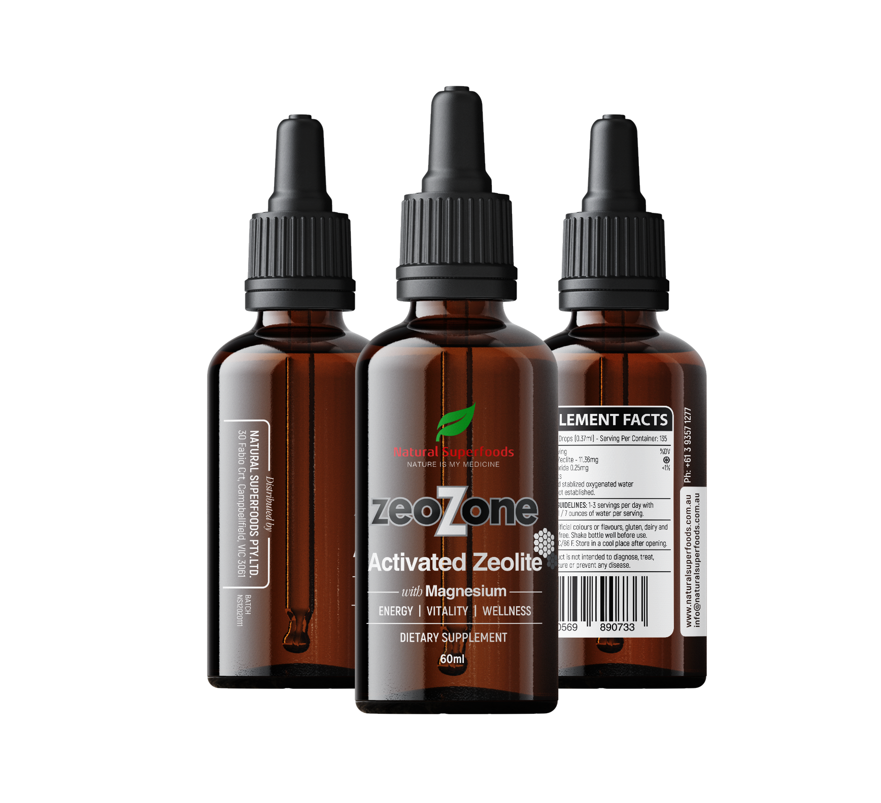 ZeoZone Liquid Zeolite - Pure & Natural Activated Liquid Zeolite Supplement